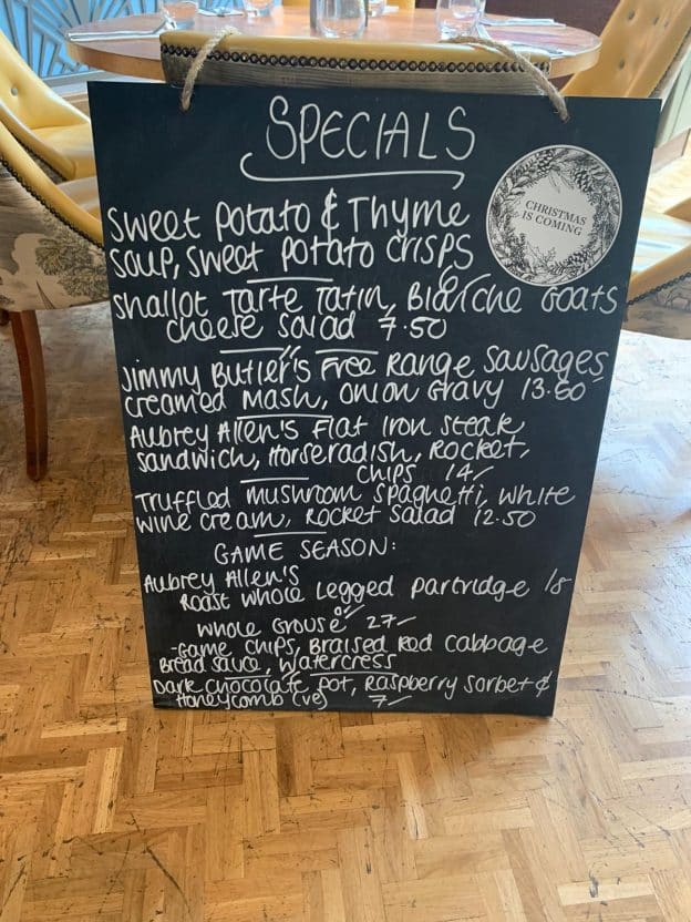 Our Menu | The High Field, Edgbaston, Birmingham